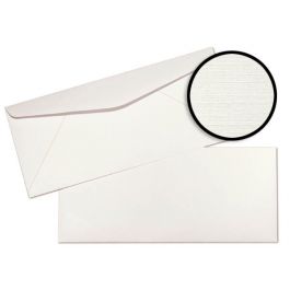 #10 24lb Classic Linen Writing Natural White Regular Envelope ...
