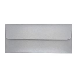 #10 Regular 80lb Silver Metallic Envelope | Envelope Cafe